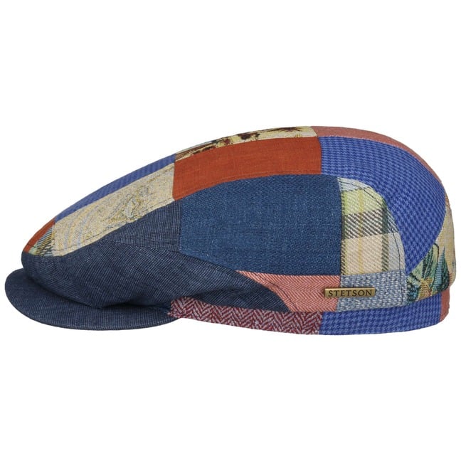 Summer Patchwork Driver Flat Cap by Stetson - 979,00 kr
