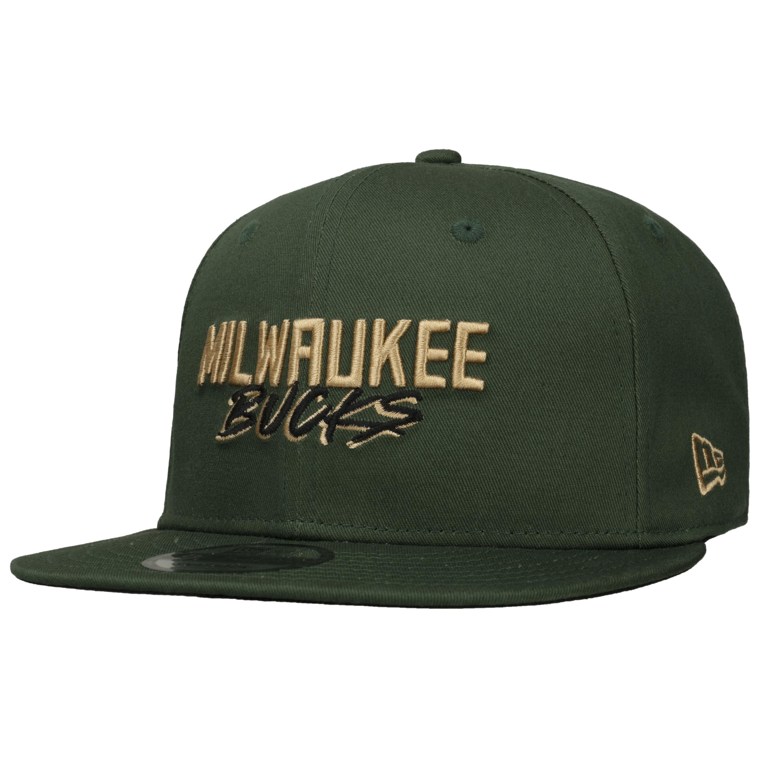 9Fifty NBA Script Team Bucks Keps by New Era - 559,00 kr