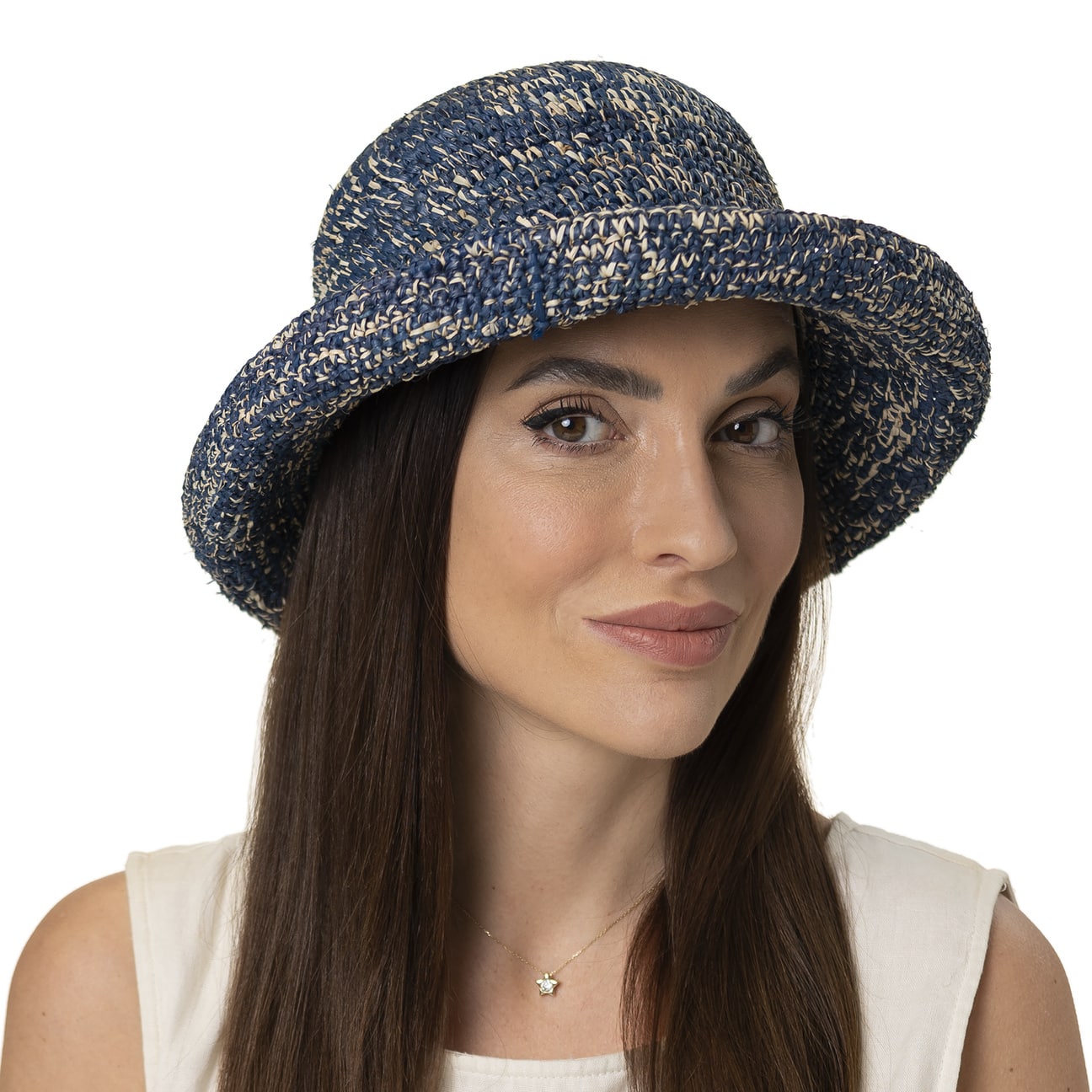 Twotone Crochet Slokhatt by Lierys - 679,00 kr