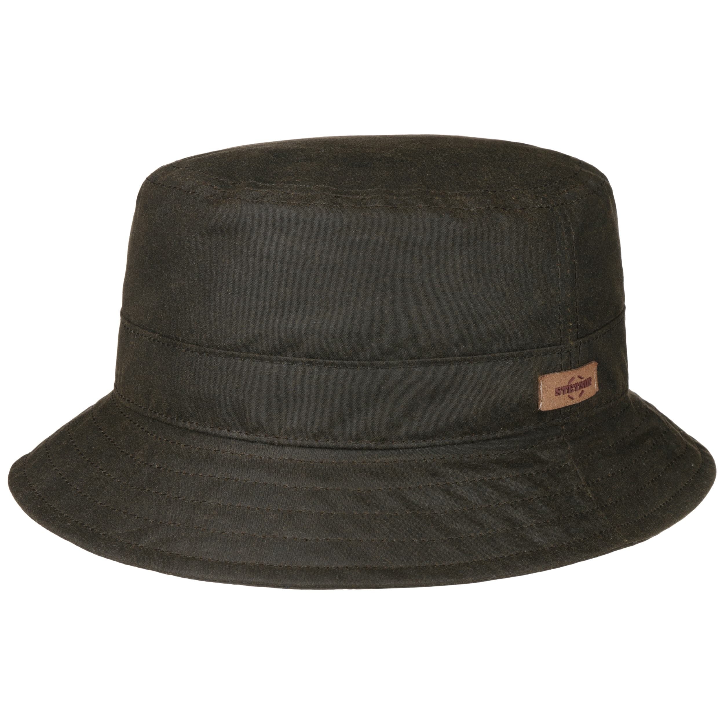 Waxed Organic Cotton Bucket-Hatt by Stetson - 1069,00 kr